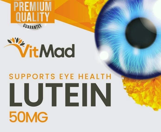 LUTEIN 50MG 120 Tablets Supports Vision Eye Health Supplement £10.69 ...
