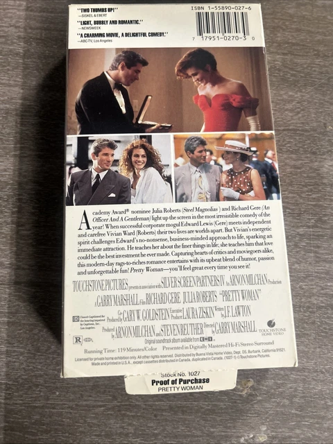 PRETTY WOMAN (VHS, 1990) #112 £6.24 - PicClick UK