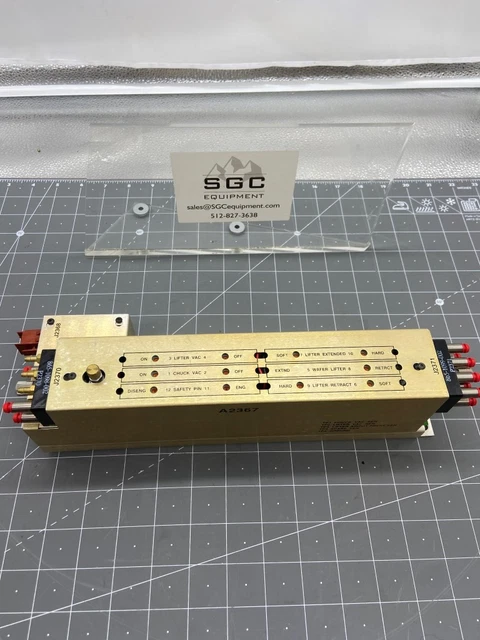 SVG LITHOGRAPHY SYSTEMS/SVGL Pneumatic SCD Stage Wafer Handling PN: 865 ...