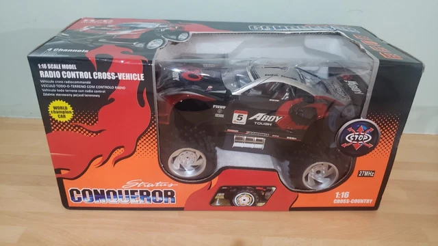 STRATUS CONQUER 1:16 Remote Control Car High Speed Off Road Monster ...