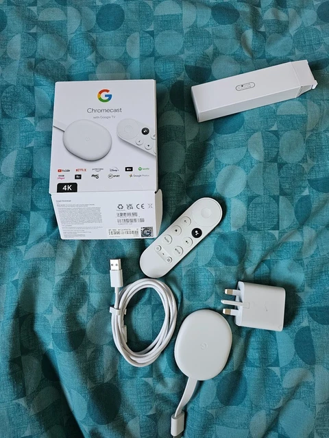 ALL NEW GOOGLE Chromecast with Google TV & Voice Remote | 4K | 2022 ...