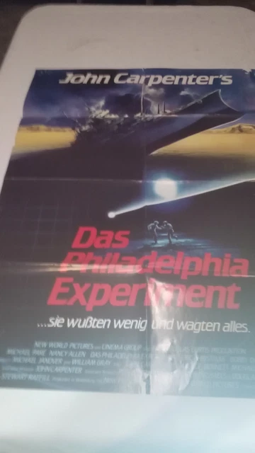 JOHN CARPENTERS, DAS Philadelphia Experiment, Kino Poster, 1985, 82 cm ...