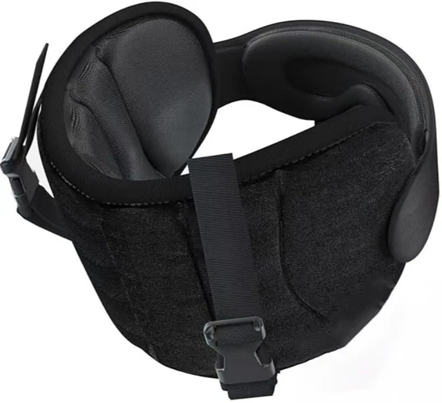 TRAVEL PILLOW WITH Eye Mask, Upgrade Adjustable Airplane Pillow for ...