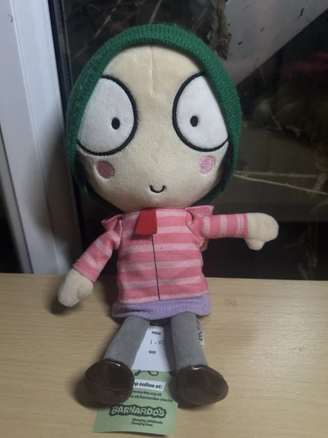 SARAH AND DUCK Cbeebies Sarah 10" Soft Plush Toy Doll Character £10.08 ...