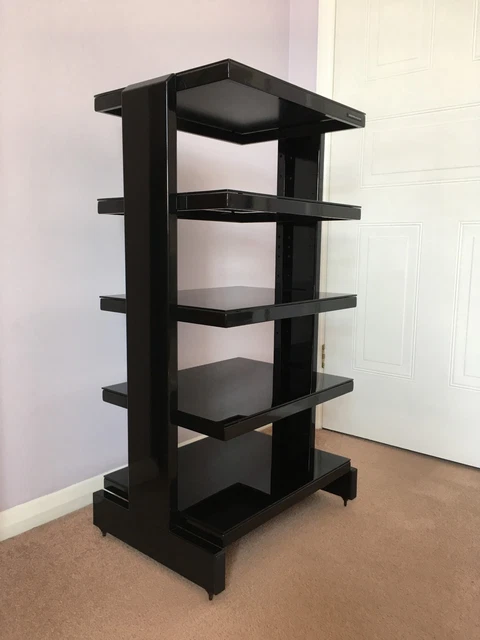 SOUND ORGANISATION Z560 Five-Shelf Hi-fi Rack Stand In Black £80.00 ...