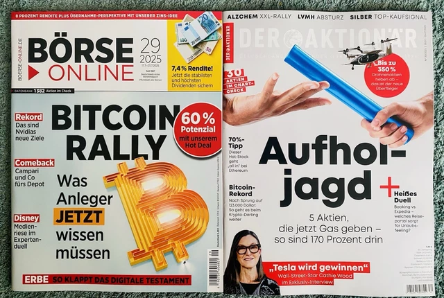 BÖRSE ONLINE ZEITSCHRIFT 29/2025 Euro Der Aktionär 30 /2025 Aktien Zeitschriften EUR 4,63 ...