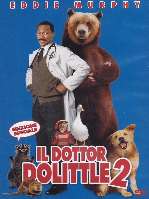 IL DOTTOR DOLITTLE 2 (DVD) Eddie Murphy Kristen Wilson Jeffrey Jones ...