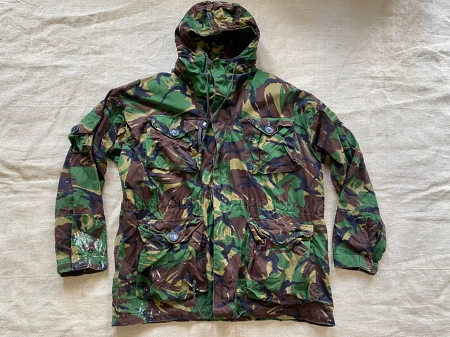 VINTAGE 80S / 90s Gaberdine SAS Para DPM Camouflage Windproof Combat ...