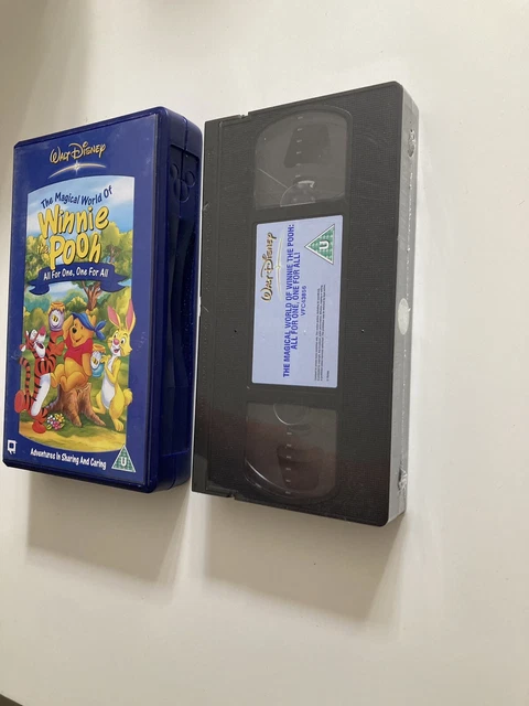 WINNIE THE POOH VHS Disney All For One, One For All Disney Video VHS ...