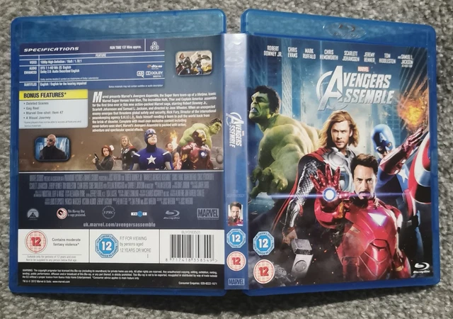 AVENGERS ASSEMBLE MARVEL Blu-Ray DVD Film Movie EUR 3,49 - PicClick IT