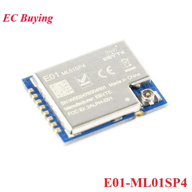 MÓDULO SPI TRANSCEPTOR de RF inalámbrico E01-ML01SP4 nRF24L01+ PA LNA 2,4 GHz EUR 6,93 - PicClick ES