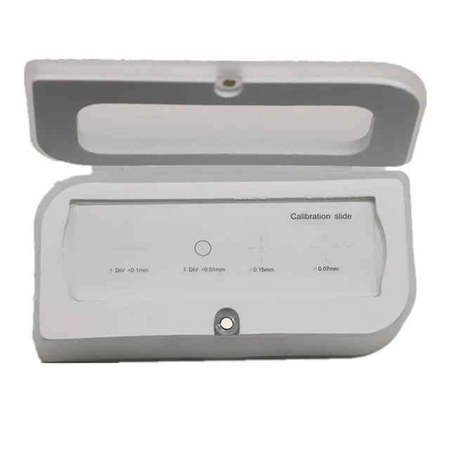 PROFESSIONAL MICROSCOPE CALIBRATION Ruler with 0 01mm Accuracy ...