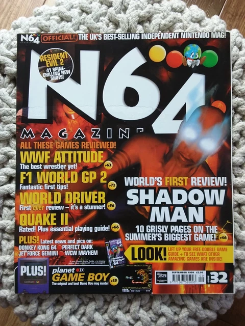 N64 MAGAZINE - Issue # 32 -Sep. 1999 - NINTENDO 64 - SHADOWMAN ...