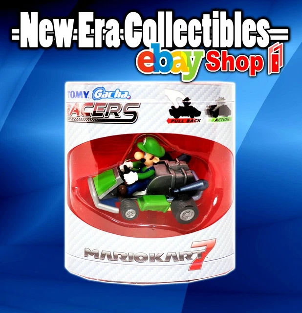 NINTENDO SUPER MARIO Mario Kart 7 Gacha Racers Luigi Pull Back Racer ...