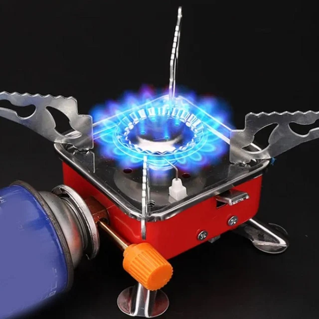 CAMPING STOVES FOLDING Outdoor Gas Stove Card Type Square F2 furnace ...