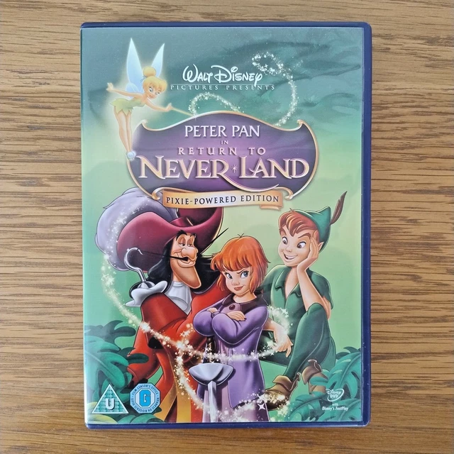 PETER PAN RETURN To Never Land DVD Pixie-Powered Edition Disney Family Movie £3.95 - PicClick UK
