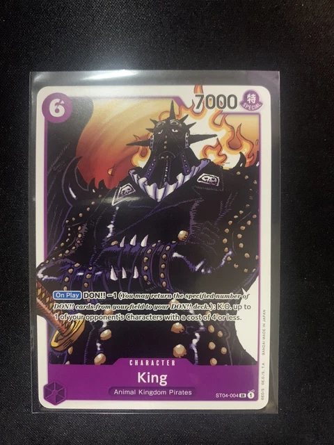 ONE PIECE CARD Game TCG - King (Revision Pack 2023 Non Foil) - ST04-004 - NM $5.00 - PicClick CA