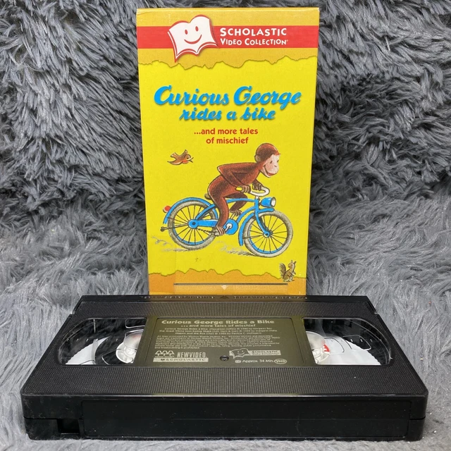CURIOUS GEORGE RIDES A Bike VHS Tape 2004 Scholastic Kids Educational Show Rare £23.93 - PicClick UK