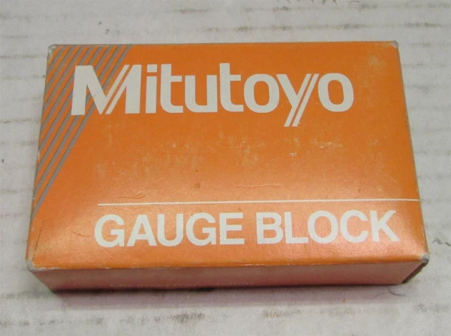 BLOC DE SERRAGE rectangulaire en acier Mitutoyo, catégorie ASME 00, 0 ...