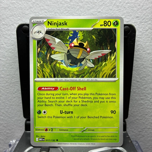NINJASK - 017/132 - Pokémon Mega Evolution 2025 - Uncommon NM $1.19 ...