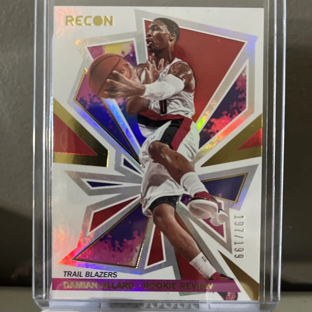2020-21 PANINI RECON Rookie Review Rosso/199 Damian Lillard #22 EUR 11 ...