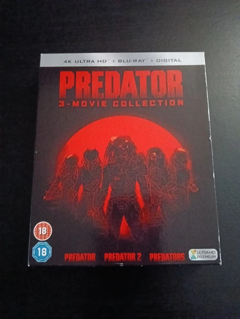 PREDATOR TRILOGY 3-MOVIE Collection on 4K Ultra HD & Blu Ray - UK ...