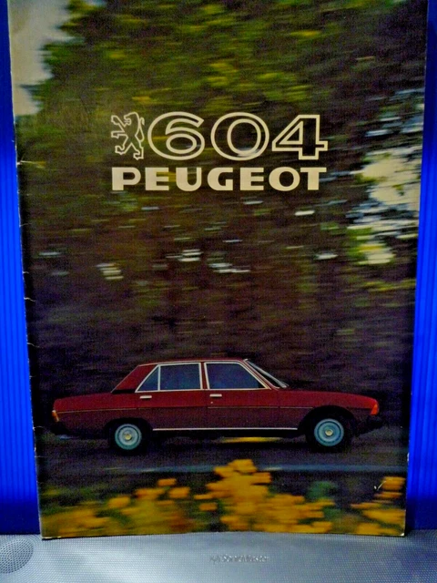 PEUGEOT 604 1981 brochure CATALOGUE prospekt original Pays Bas 16p EUR ...