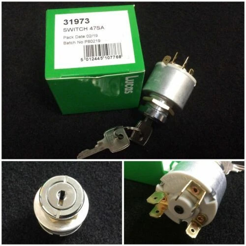 MGA,MGB,MGB-GT,MGC,MIDGET,SPRITE,MG-TF LUCAS IGNITION Switch,Barrel & Keys 2P2 £20.00 - PicClick UK