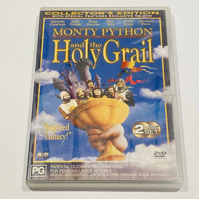 MONTY PYTHON AND the Holy Grail, Collectors Ed (2x DVD, 1974) LIKE NEW ...