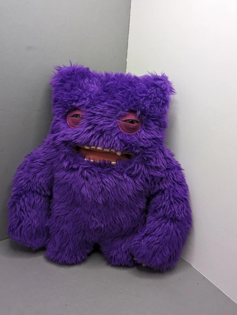 FUGGLER 'CLAWEY' PURPLE Furry Funny Ugly Monster Plush Spinmaster 12 ...
