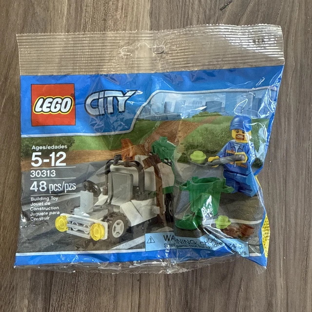 LEGO CITY GARBAGE TRUCK 30313 New SEALED Polybag Trash Recycle Shovel ...