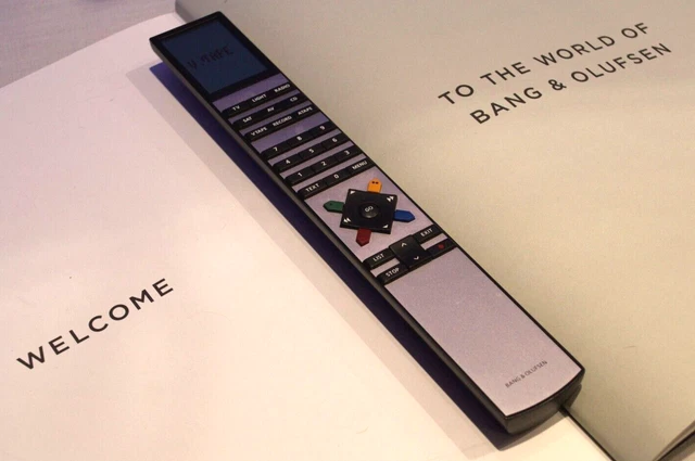 BANG AND OLUFSEN B&O Beo 4 Remote Control SAT Beovision Beosound silver ...