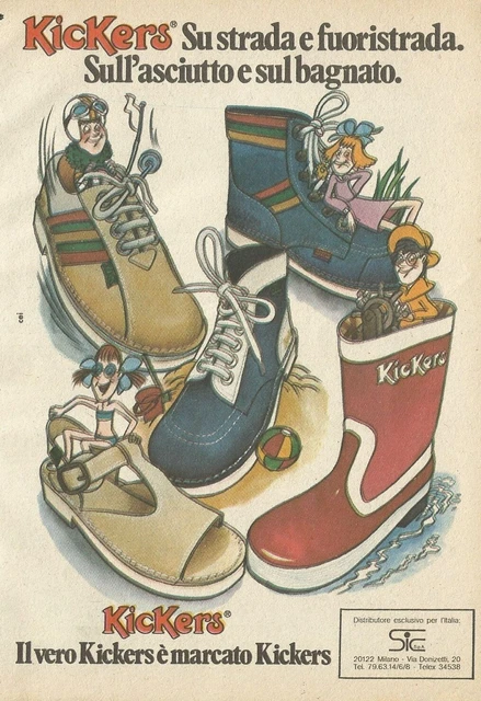 X4621 KICKERS FOOTWEAR - Publicité 1977 - Publicité EUR 3,90 - PicClick FR
