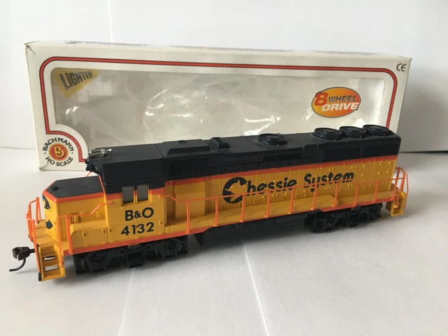 BACHMANN HO GAUGE B&O Chessie System Emd Gp40 # 4132 Mpn 63509 - Boxed ...