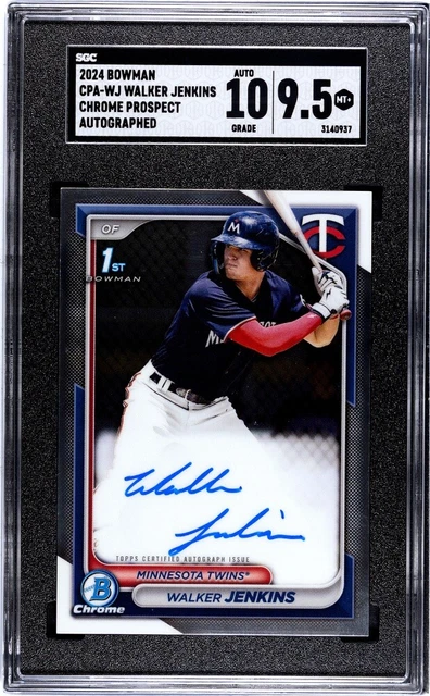 2024 BOWMAN WALKER Jenkins CPA-WJ AUTO SGC 9.5 AUTO 10 POP 1 EUR 117,61 ...