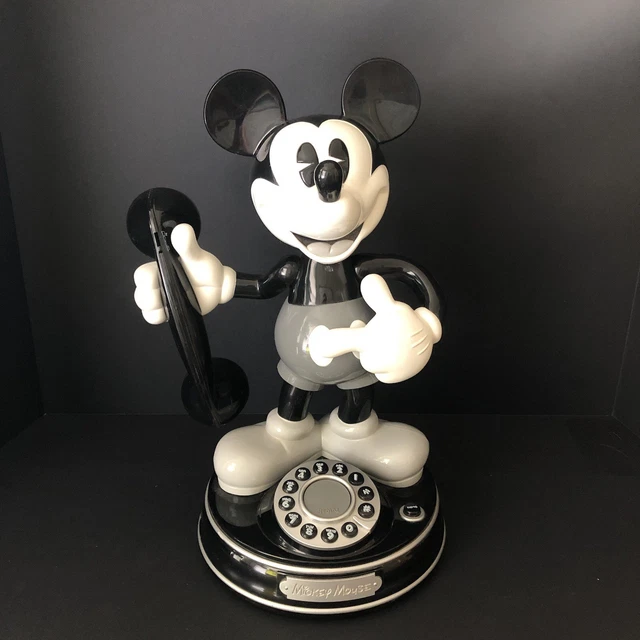 VINTAGE DISNEY MICKEY MOUSE Animated Telephone Talking 75th Anniversary ...