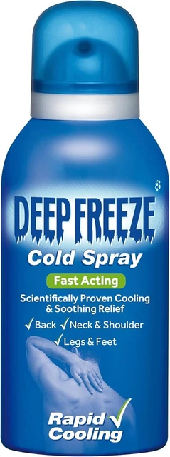DEEP FREEZE PAIN Relief Cold Spray 150ml | Instant Muscle & Joint Pain ...