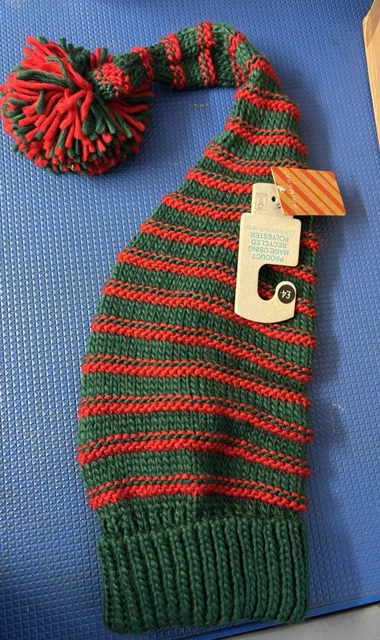 LONG CHRISTMAS HAT With Bells On The End £2.24 - PicClick UK