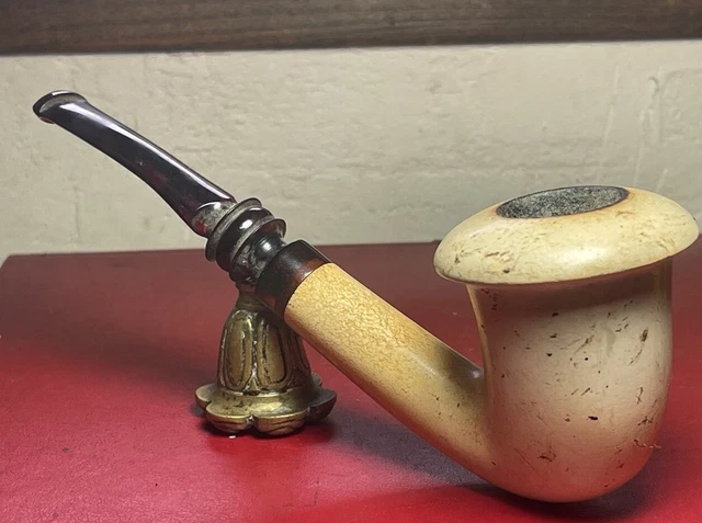 PIPE CALEBASSE CALABASH Ancienne En Écume De Mer EUR 60,00 - PicClick FR