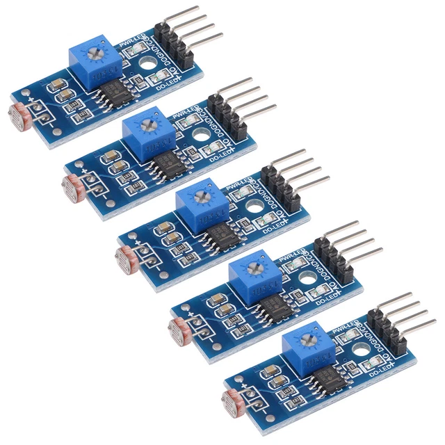 LIGHT INTENSITY DETECTION Sensor Photoresistor Module 4-Pin for Arduino ...