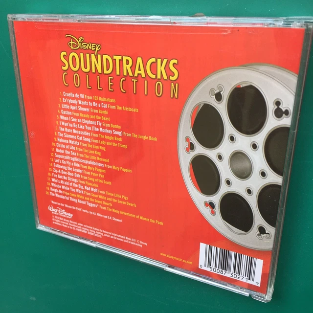 DISNEY SOUNDTRACKS COLLECTION CD Aristocats Dumbo Lion King Mary ...