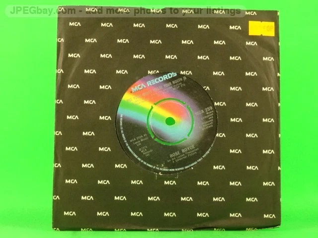 ROSE ROYCE PUT Your Money Where Your Mouth Is (2) (137) 7" Mca £5.95 ...