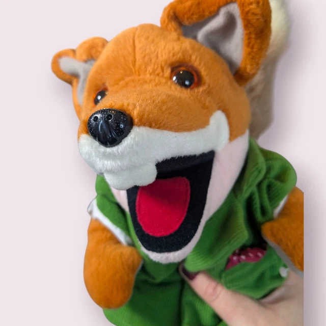 VINTAGE BASIL BRUSH Hand Puppet BBC TV Fox Character Boom Boom 2003 £25 ...