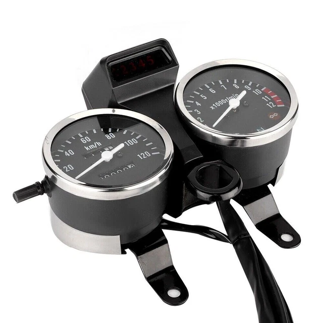 ADVANCED LED MOTORCYCLE Speedometer Odometer for Suzuki GN125 30cm ...