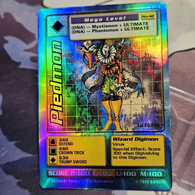 CARTA DIGIMON DIGIMON Digi Battle Series 1 1999 quasi nuova EUR 32,73 ...