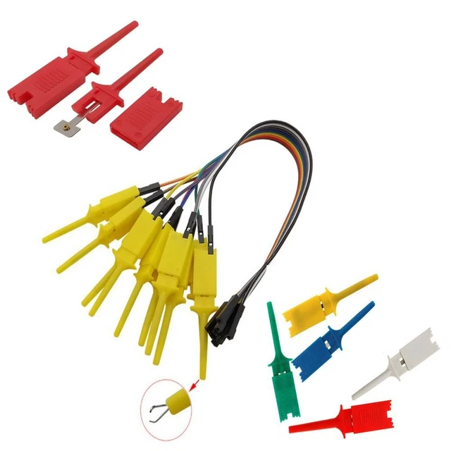 HOOK CLIP LOGIC Test Clip Logic Analyzers Flattening Test Flat Hook ...