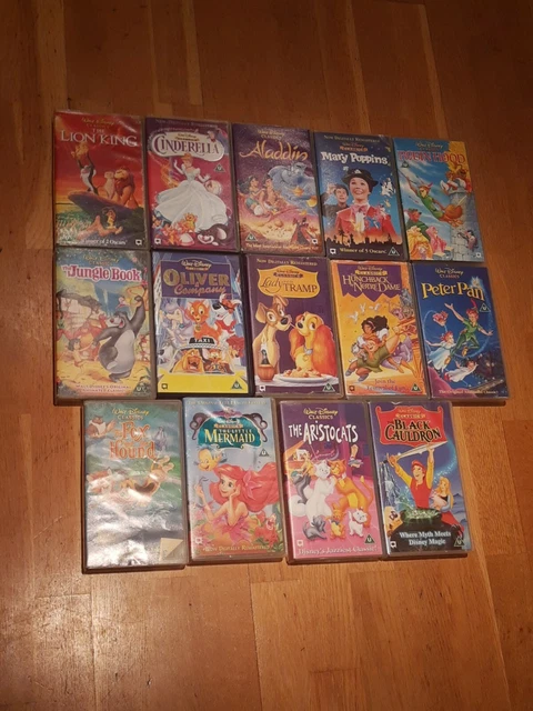 WALT DISNEY CLASSICS VHS x14 Videos. Great Collection! Bundle Joblot ...