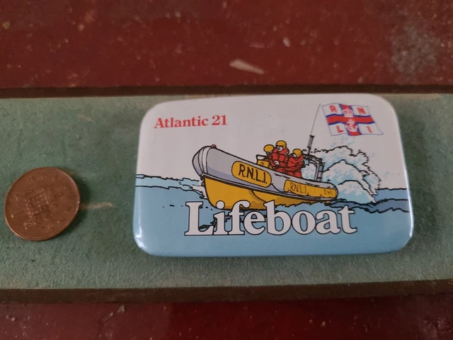 LIFEBOAT ATLANTIC 21 Vintage Metal Badge 1980s (X £5.00 - PicClick UK