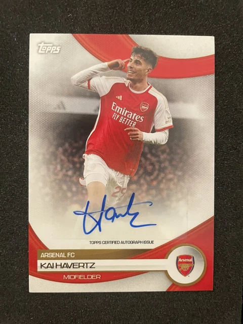 TOPPS ARSENAL FC Set Squadra Ufficiale 2023/24 Kai Havertz Auto ...