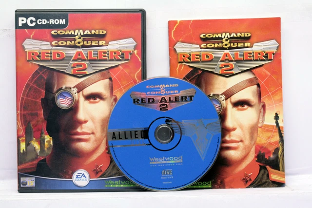 COMMAND & CONQUER Red Alert 2 Westwood Studios Allied Disc Only Fr1 ...